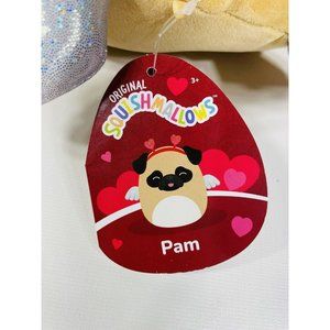 Squishmallows | Toys | Squishmallows Pam The Pug 2 Valentines Plush Dog ...